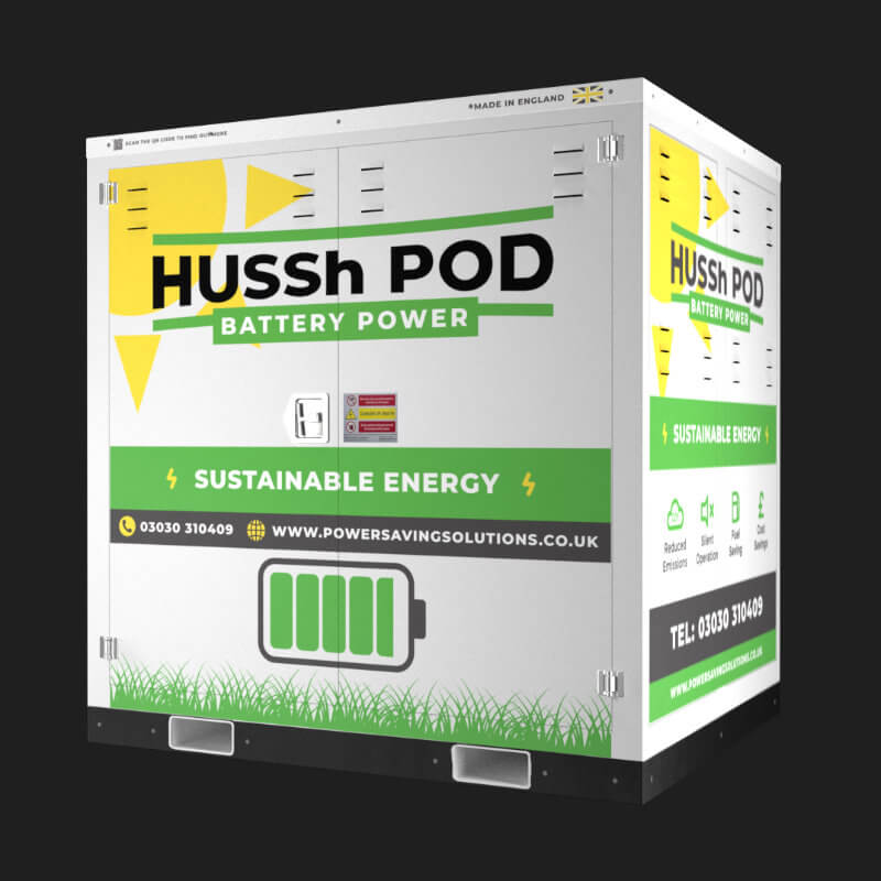 Hussh Pod 30/45 3 Phase Hybrid Generator - Power Saving Solutions