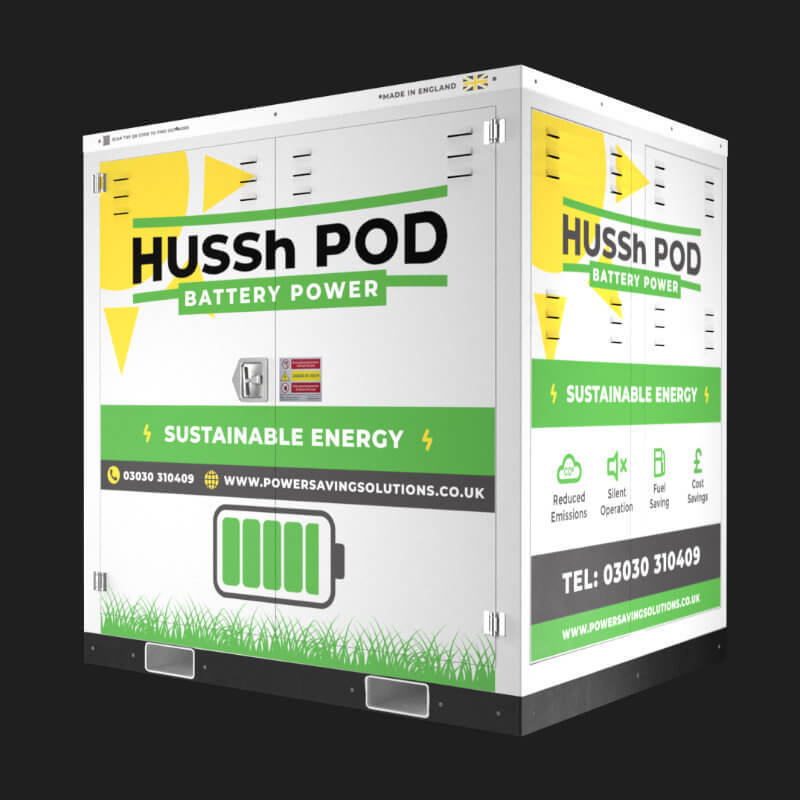 Hussh Pod 30/45 3 Phase Hybrid Generator - Power Saving Solutions
