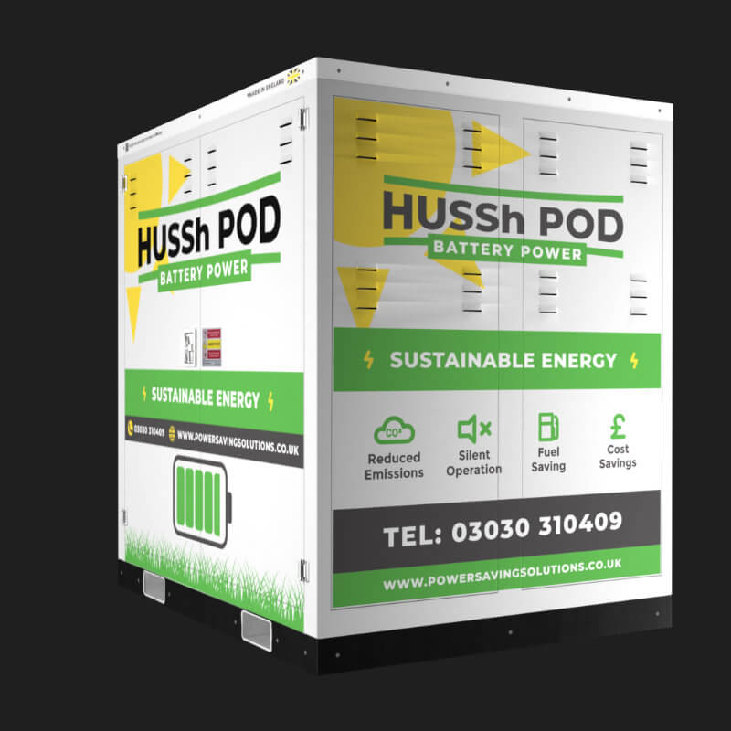 Hussh Pod 30/45 3 Phase Hybrid Generator - Power Saving Solutions
