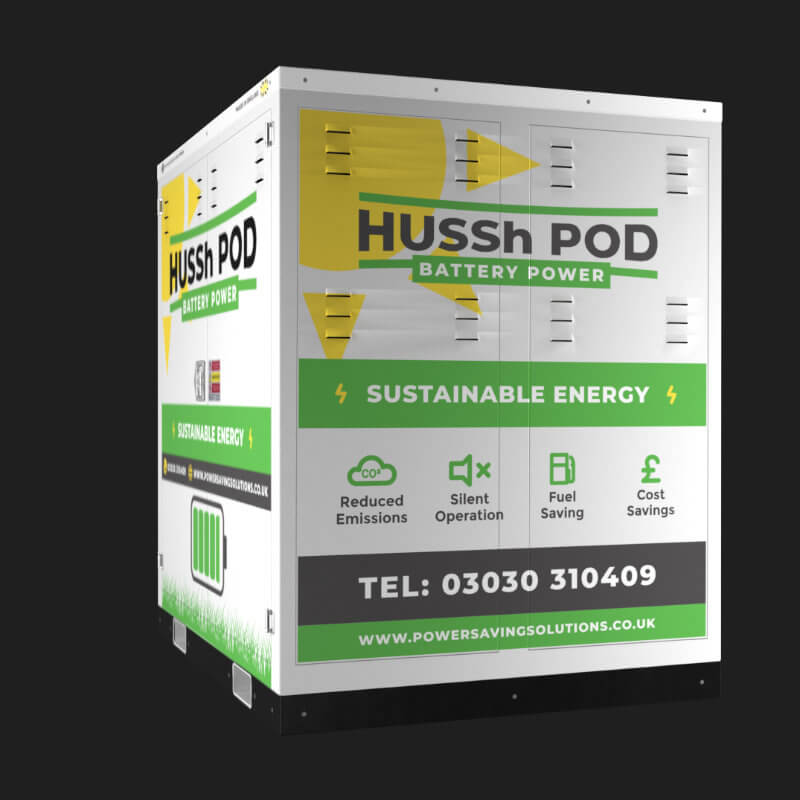 Hussh Pod 30/45 3 Phase Hybrid Generator - Power Saving Solutions