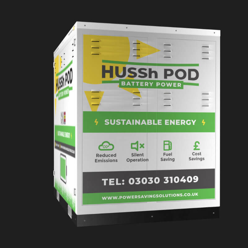 Hussh Pod 30/45 3 Phase Hybrid Generator - Power Saving Solutions
