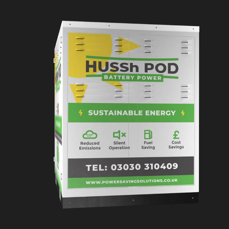 Hussh Pod 30/45 3 Phase Hybrid Generator - Power Saving Solutions