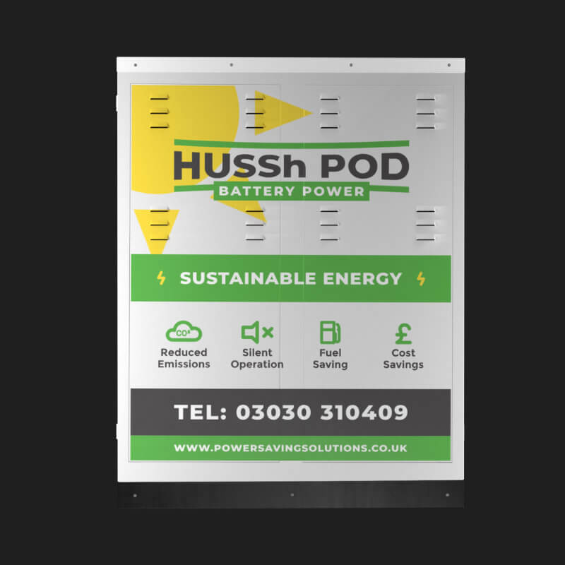 Hussh Pod 30/45 3 Phase Hybrid Generator - Power Saving Solutions