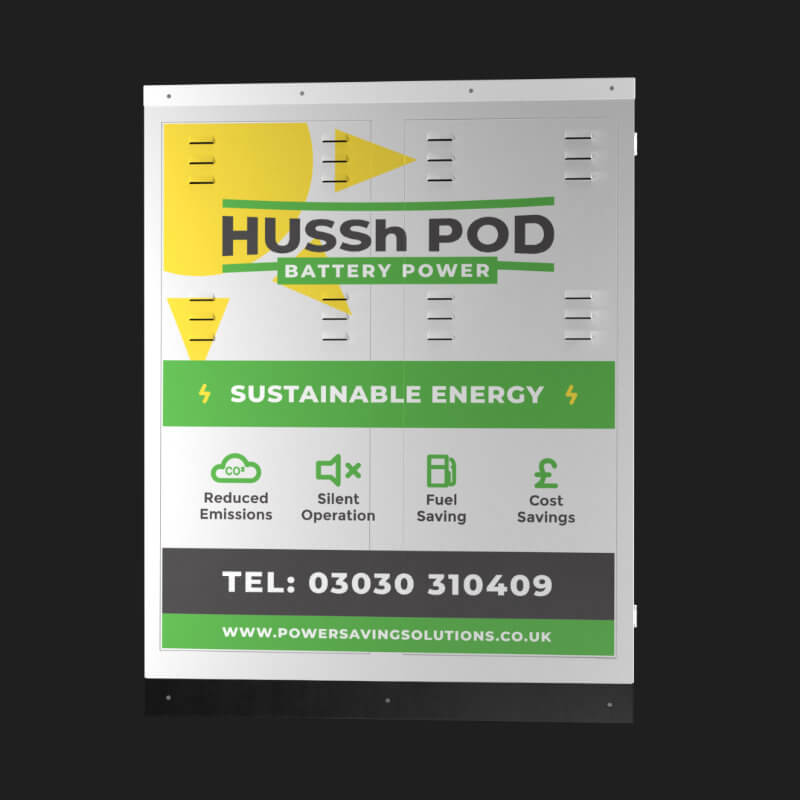 Hussh Pod 30/45 3 Phase Hybrid Generator - Power Saving Solutions