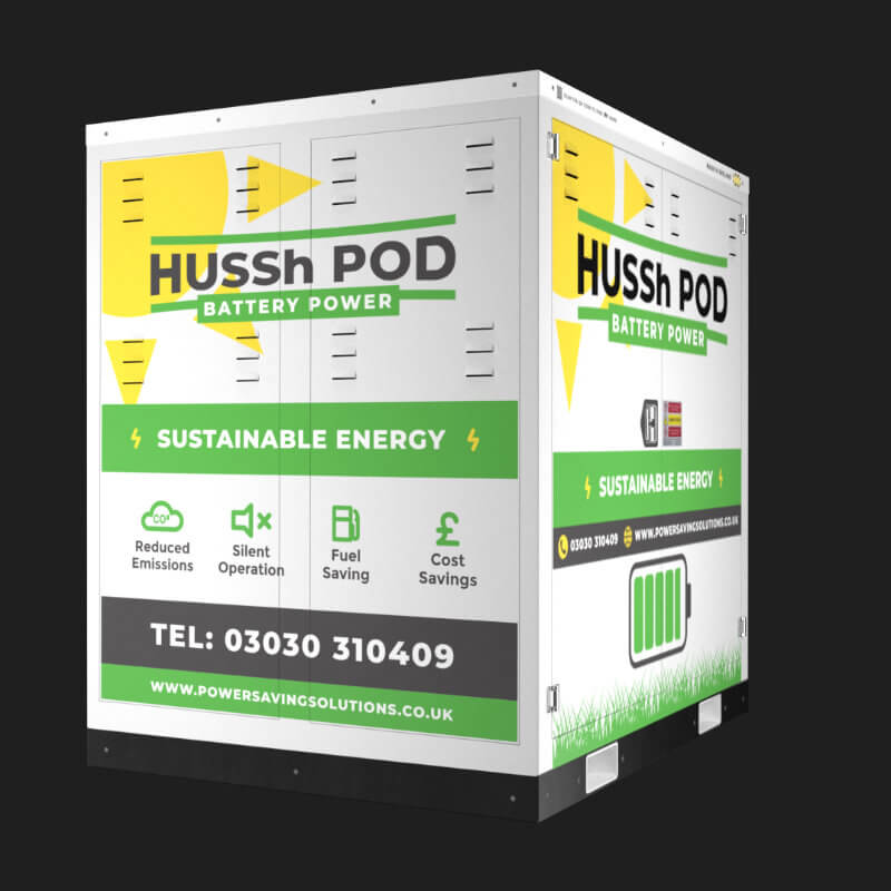 Hussh Pod 30/45 3 Phase Hybrid Generator - Power Saving Solutions