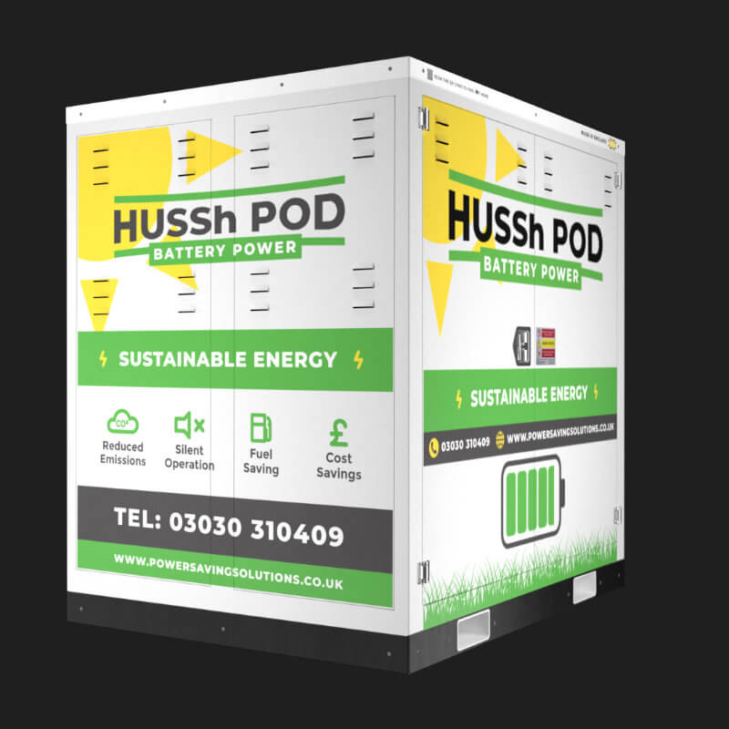 Hussh Pod 30/45 3 Phase Hybrid Generator - Power Saving Solutions