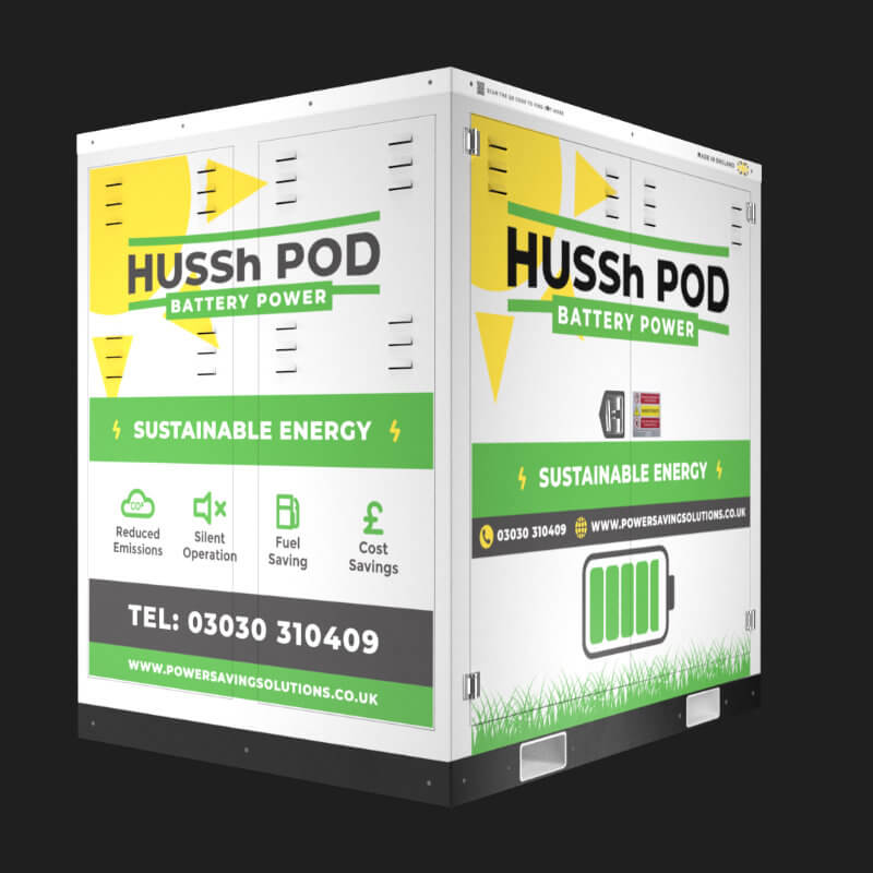 Hussh Pod 30/45 3 Phase Hybrid Generator - Power Saving Solutions