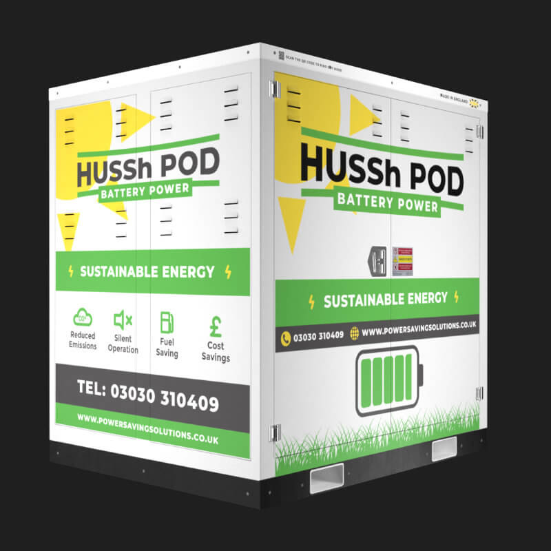 Hussh Pod 30/45 3 Phase Hybrid Generator - Power Saving Solutions