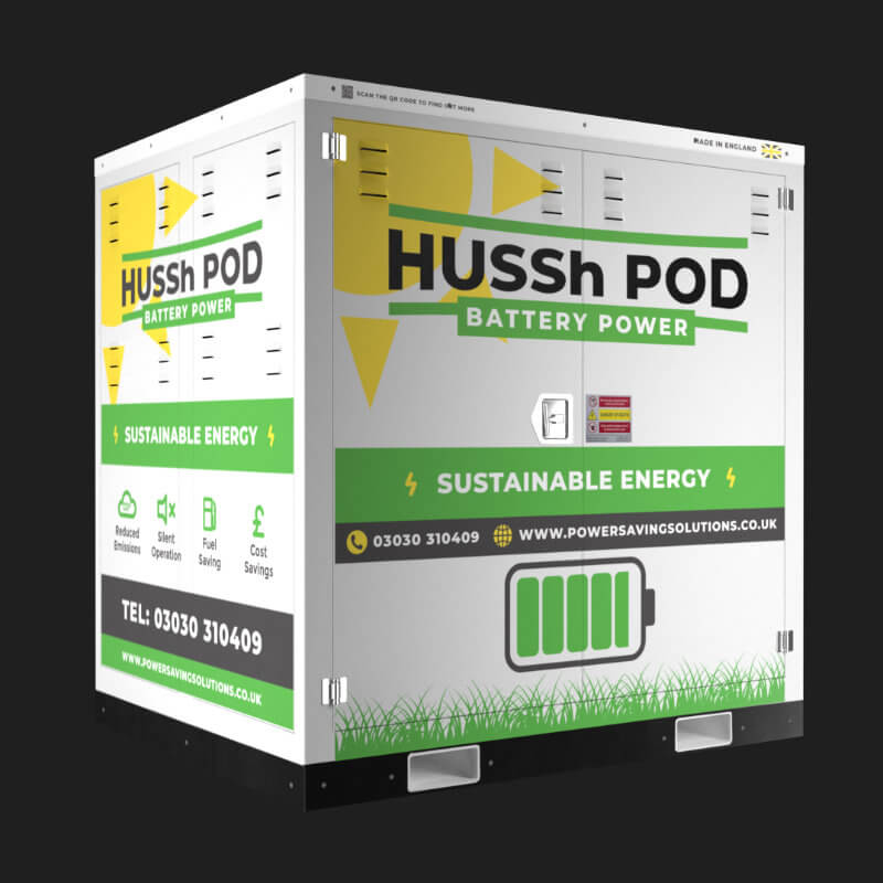 Hussh Pod 30/45 3 Phase Hybrid Generator - Power Saving Solutions