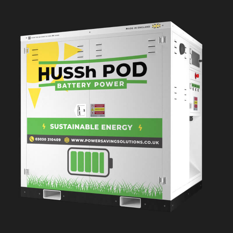 Hussh Pod 30/45 3 Phase Hybrid Generator - Power Saving Solutions