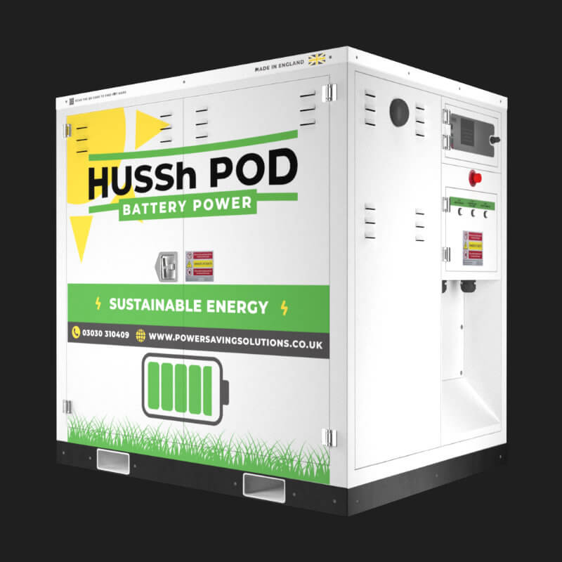 Hussh Pod 30/45 3 Phase Hybrid Generator - Power Saving Solutions
