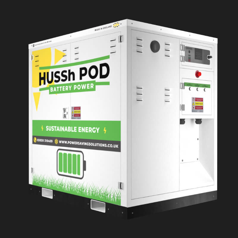 Hussh Pod 30/45 3 Phase Hybrid Generator - Power Saving Solutions