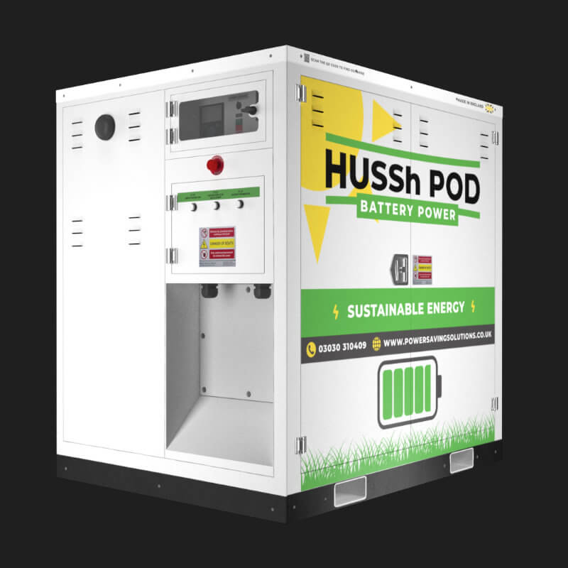 Hussh Pod 30/45 3 Phase Hybrid Generator - Power Saving Solutions