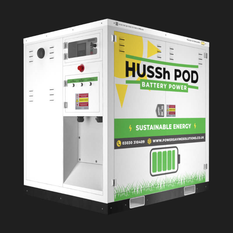 Hussh Pod 30/45 3 Phase Hybrid Generator - Power Saving Solutions